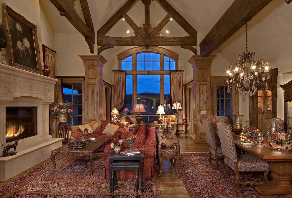 Keystone Ranch Home - Traditional - Living Room - Denver - by Markel ...