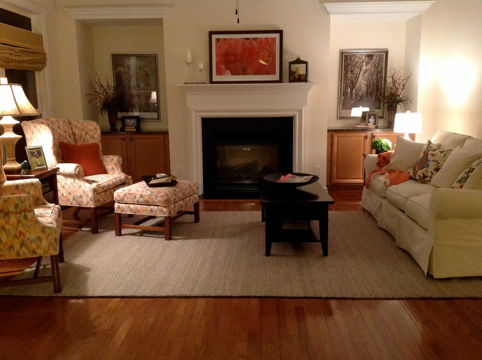 Kilmark Residence - Traditional - Living Room - Raleigh - by Lee Ann ...