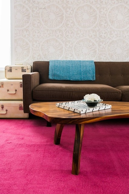 Kim Myles Stenciled Living Room - Contemporain - Salon - New York - par ...