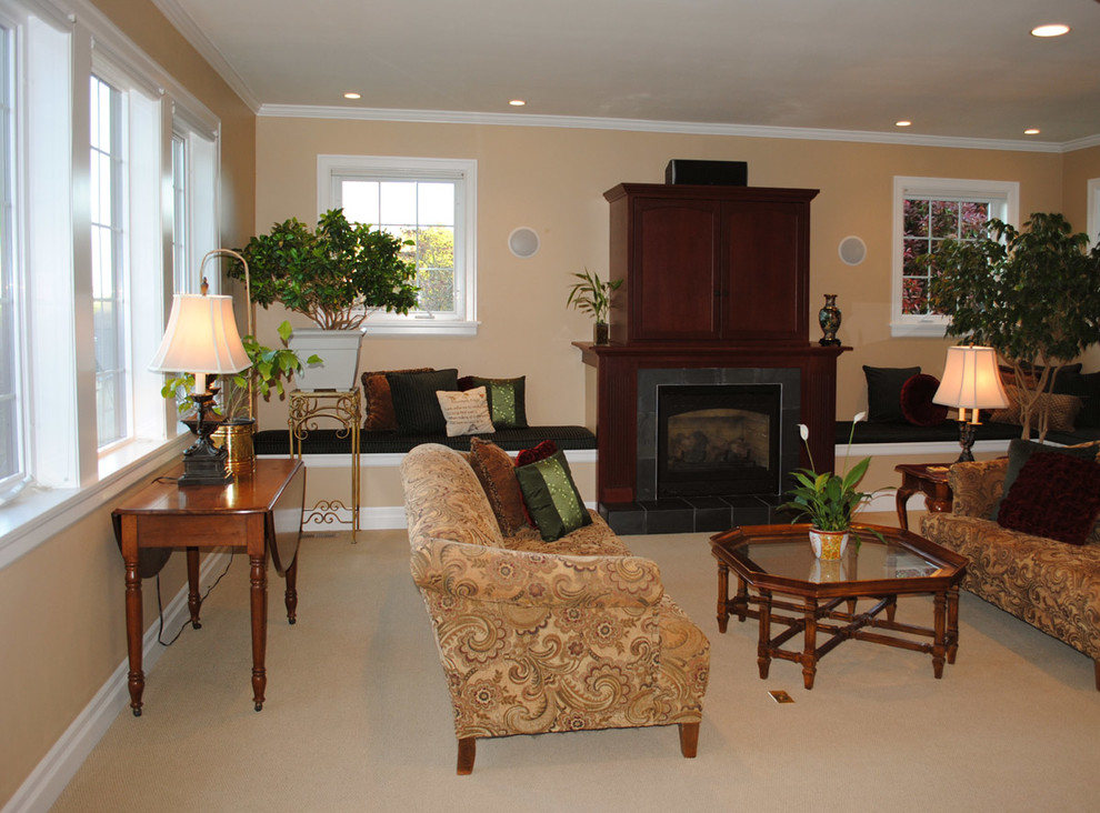 Kirkland - Fabulous Tudor style home - Living Room - Traditional ...