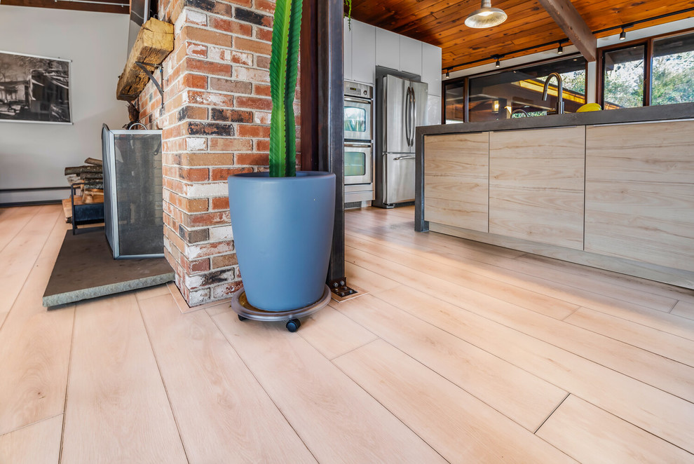 Kitchen & Living Room Modin Rigid Customer Space - Lato - Modern ...