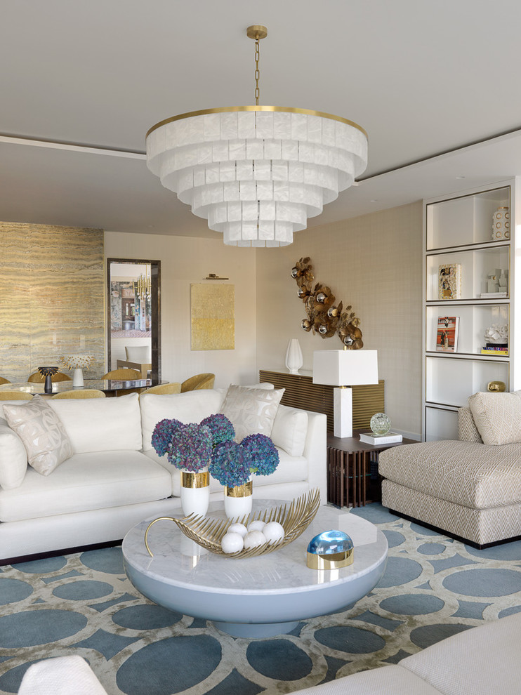 Knightsbridge Apartment, London - Contemporary - Living Room - London ...