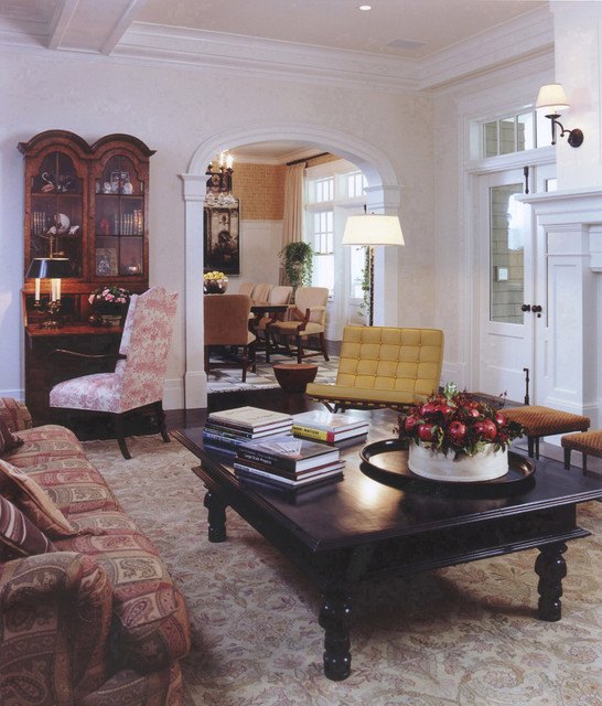 La Canada Dutch Colonial - Eclectic - Living Room - Los Angeles - by ...
