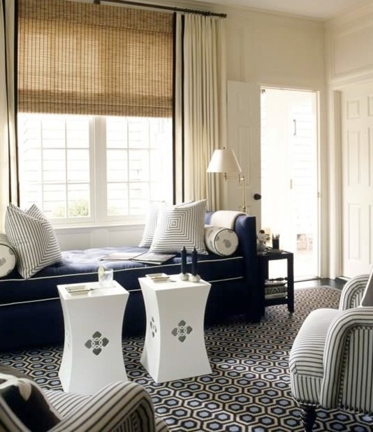 LA Collection - David Hicks Rug - Midcentury - Living Room - Los ...