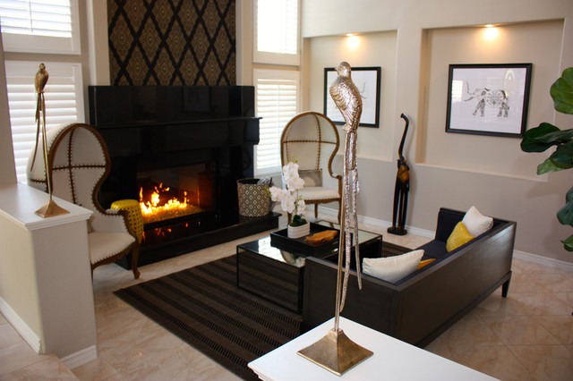 La Fiesta - Transitional - Living Room - Orange County - by Zach Cole ...