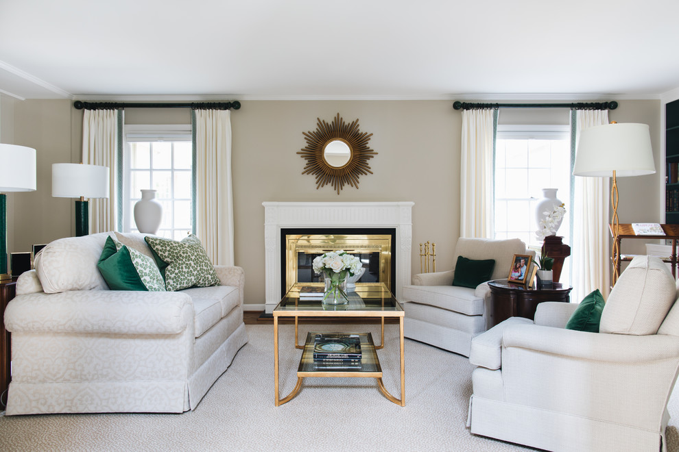 Lake Forest Refreshed Traditional Sitting Room - Traditional - Living ...