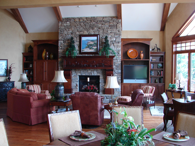 Lake Home 2005 - Living Room - Other - by Randy Barfield | Houzz