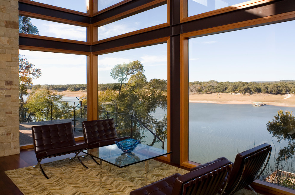 Lake Travis Retreat - Living Room - Austin - by Dick Clark + Associates ...