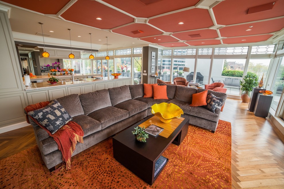 Lake Washington Condo - Eclectic - Living Room - Seattle - by RJ ...