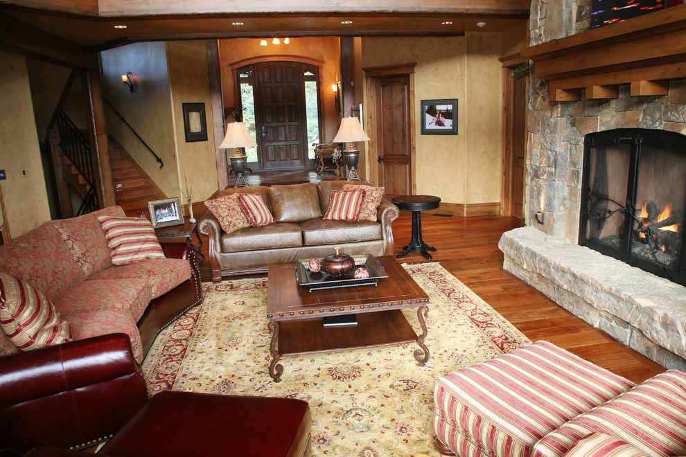 Lakeside Cascade - Rustic - Living Room - Boise - by Interior ...