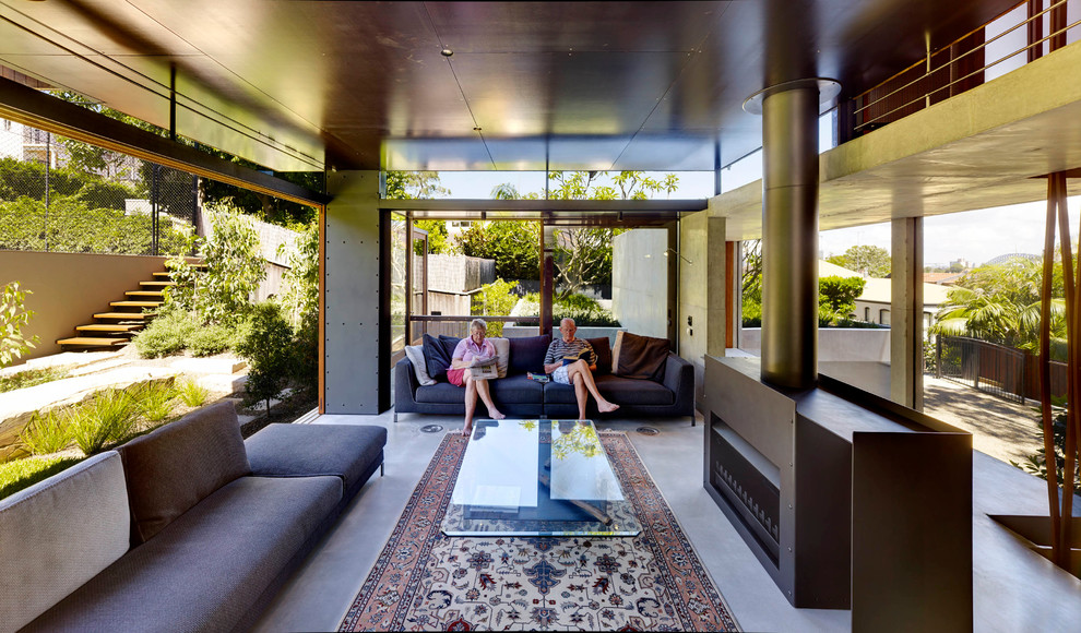 LAND HOUSE - Modern - Living Room - Sydney - by Join Constructions | Houzz