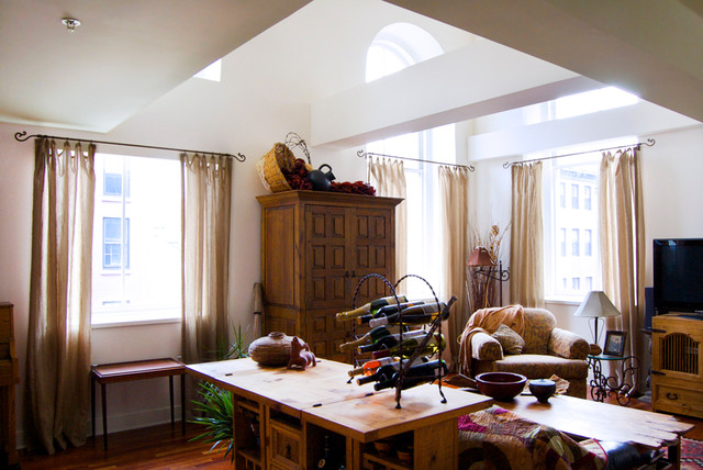Large Arched Windows - Eclectic - Living Room - Philadelphia - by ...