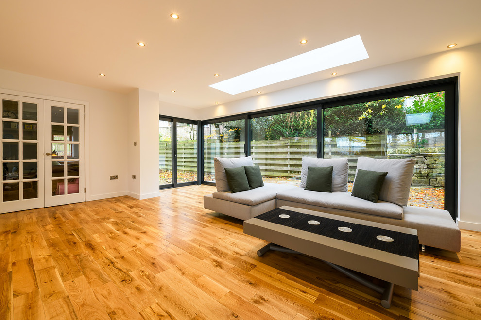 Large Open Plan 2 Storey Extension & Basement Conversion - Living Room ...