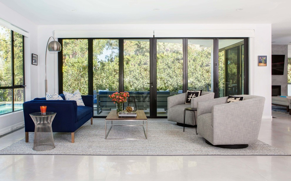 Laurel Canyon Contemporary - Contemporary - Living Room - Los Angeles ...