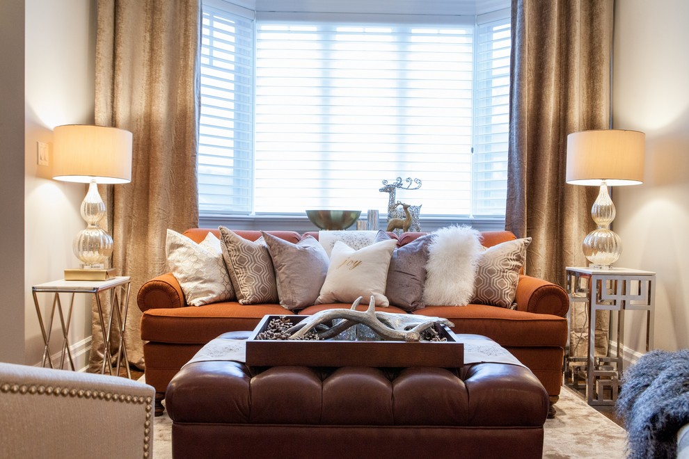 Leaside Toronto Holiday Home Decorating - Living Room - Contemporary ...