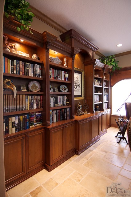 Library, Game and Music Room - Classique - Salon - Orlando - par Finn ...