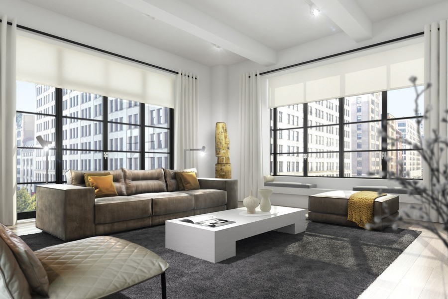 Lighting and Shading Projects - Contemporary - Living Room - New York ...
