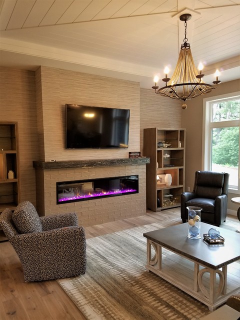 Linear and Modern Fireplace Designs - Modern - Living Room ...