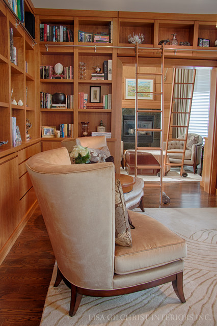 Lisa Gilchrist Interiors - Library/Built-Ins - Modern - Living Room ...