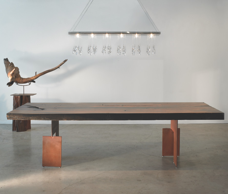 Live Edge Slab Furniture Showroom - Contemporary - Living Room - Miami ...