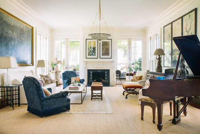 Live Oak - Eclectic - Living Room - Charleston - by Elizabeth Stuart ...