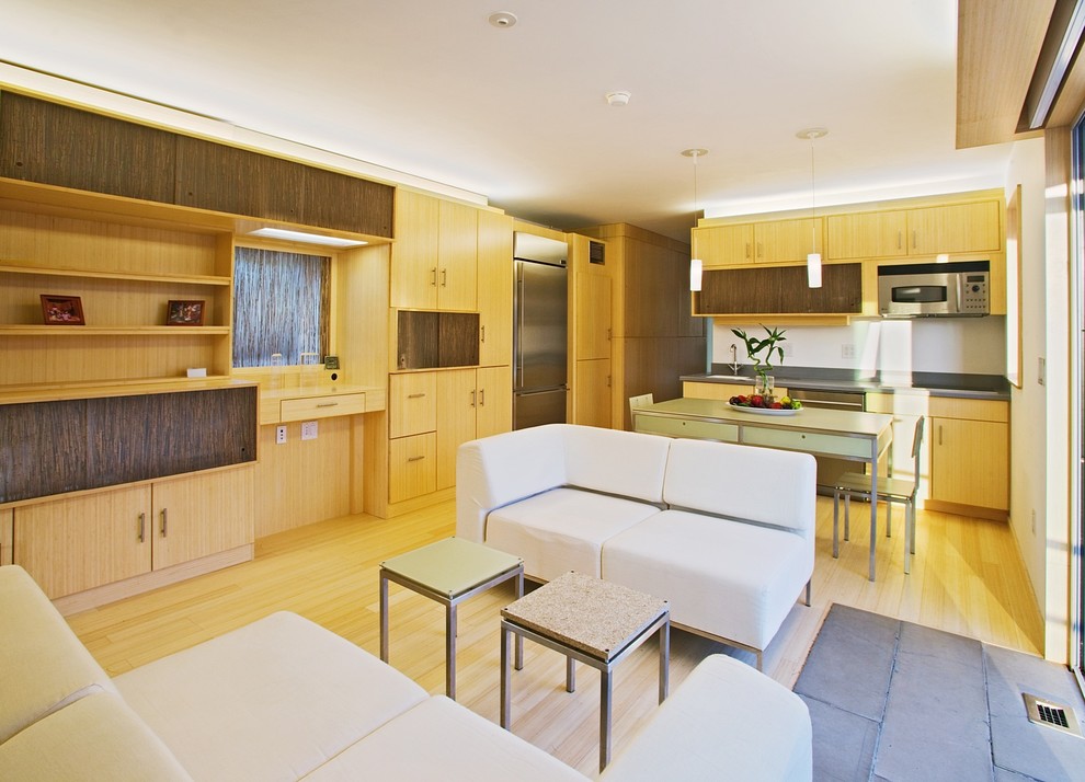 Living Cooking Eating Area - Modern - Living Room - Philadelphia - by ...