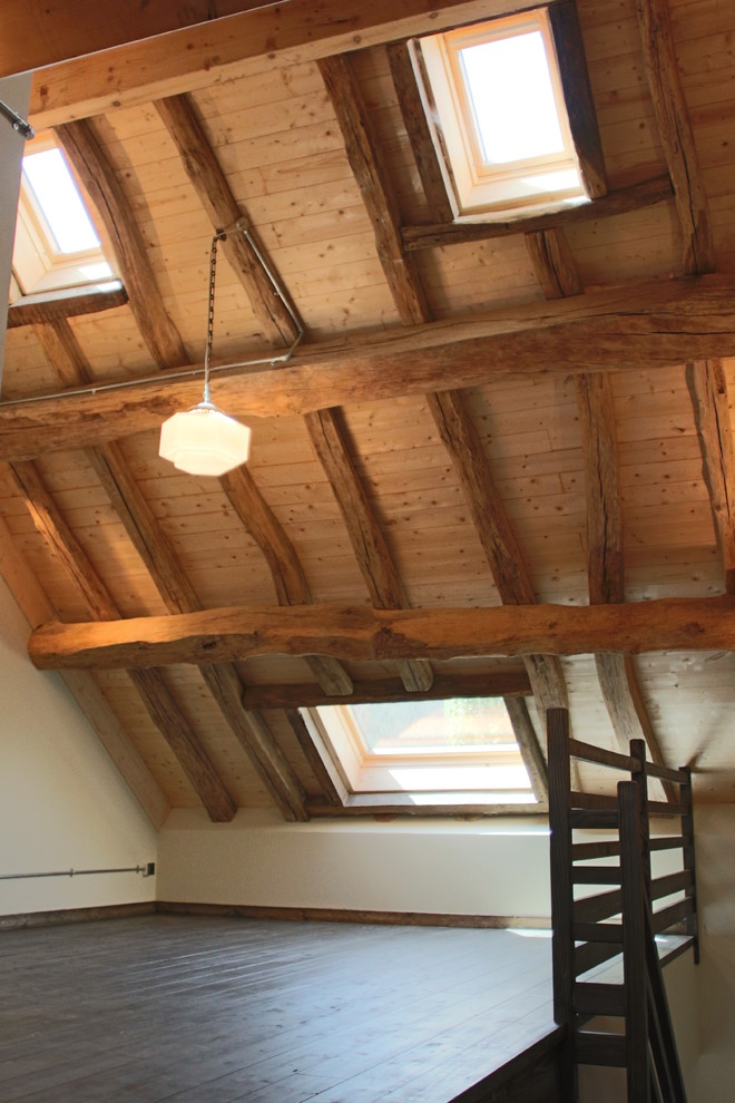 Living in the Attic - Rustic - Living Room - London - by Warret ...