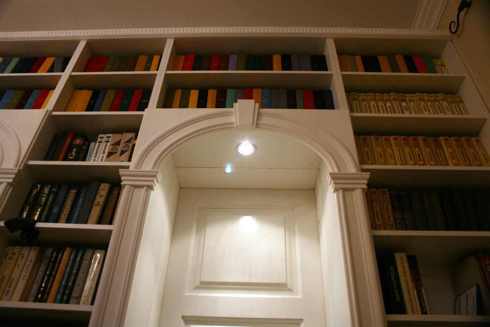 Living Library - Traditional - Living Room - Other - by Design by Nina ...