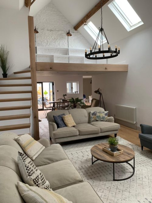 Living Refurbishment and Mezzanine - Modern - Living Room - Devon - by ...