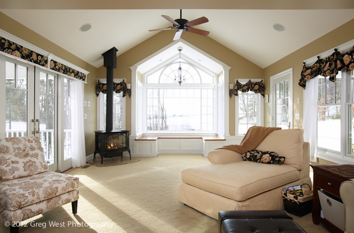 Living Room Addition - Traditional - Living Room - Boston - by Cedar ...