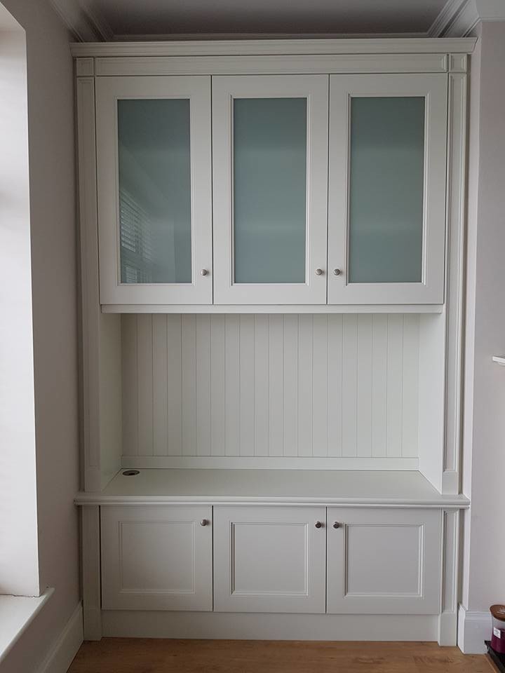 Living room alcove tv unit , Bathroom alcove shelving units - Farmhouse ...