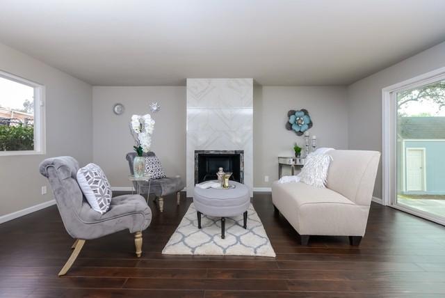 Living Room Before and After - Contemporain - Salon - San Diego - par ...