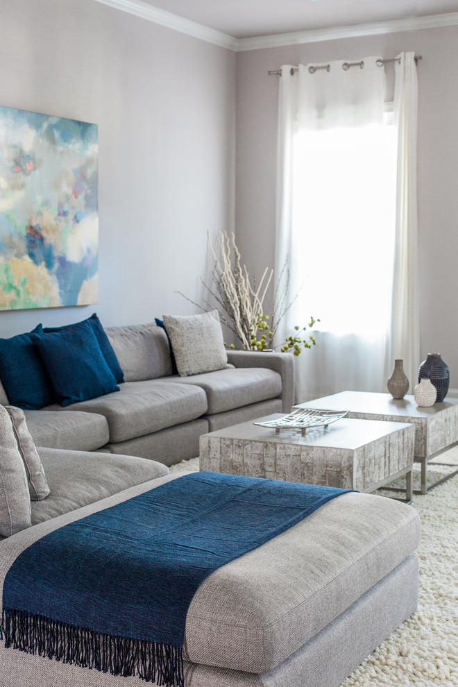 Living Room - Transitional - Living Room - Houston - by Breathe Design ...