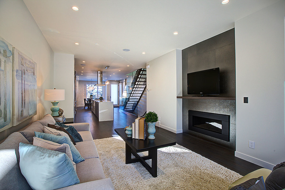 Living Room - Contemporary - Living Room - Calgary - by ESTATA Custom ...