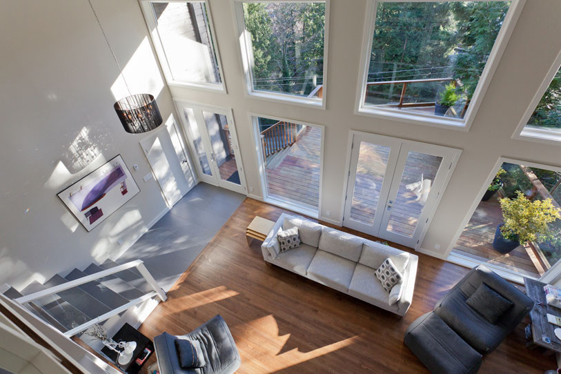 Living Room from above - Contemporary - Living Room - Vancouver - by ...