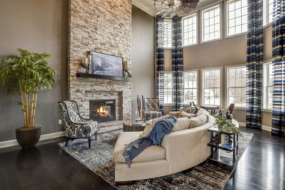 Living Room - Great Room - Living Room - New York - by Old Forge Luxury ...