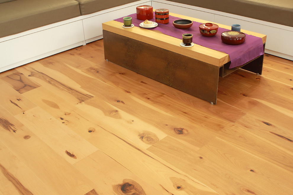 Living Room - Hazelnut Hickory - Living Room - Los Angeles - by Isaac ...