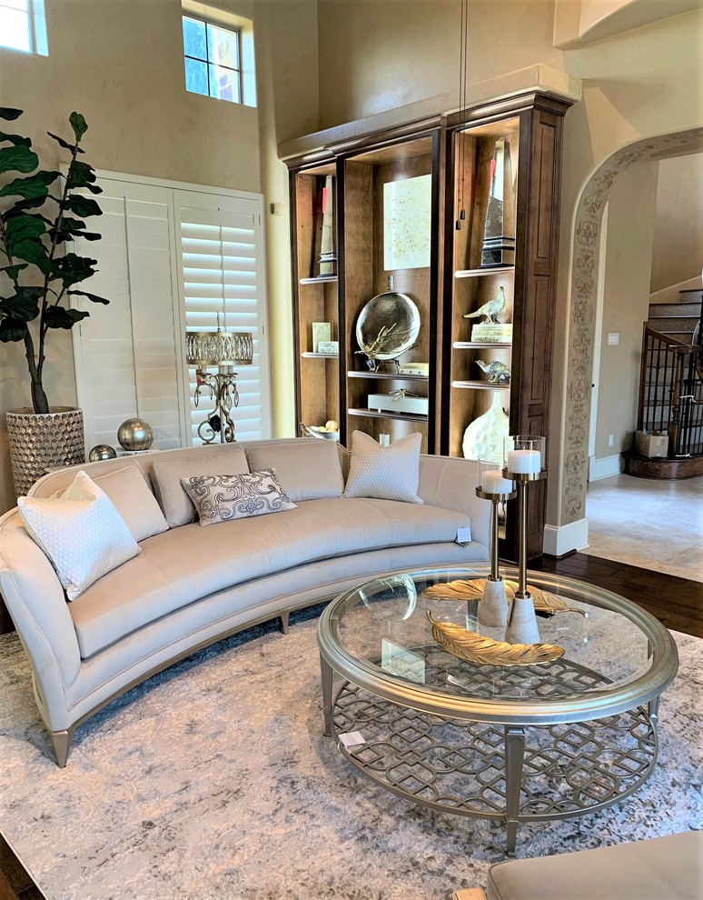 Living Room Ideas- B. de Vine - Transitional - Living Room - Houston ...