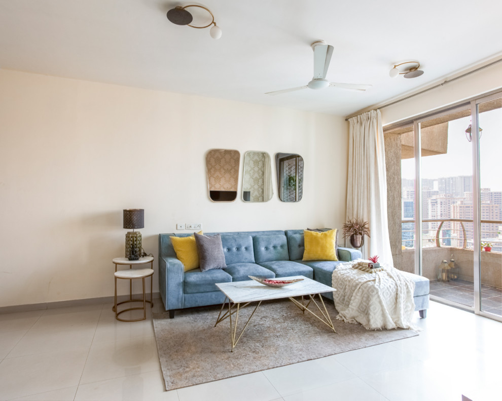 Living Room - Modern - Living Room - Mumbai - by M.A.D.E by Urvashi ...