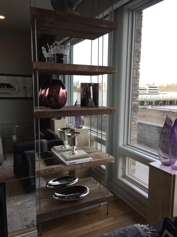 Living Room: Mirrored Vision - Moderne - Salon - New York - par ...