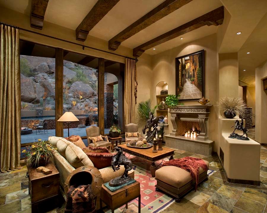 Living Room - Traditional - Living Room - Phoenix - by Mooney Design ...