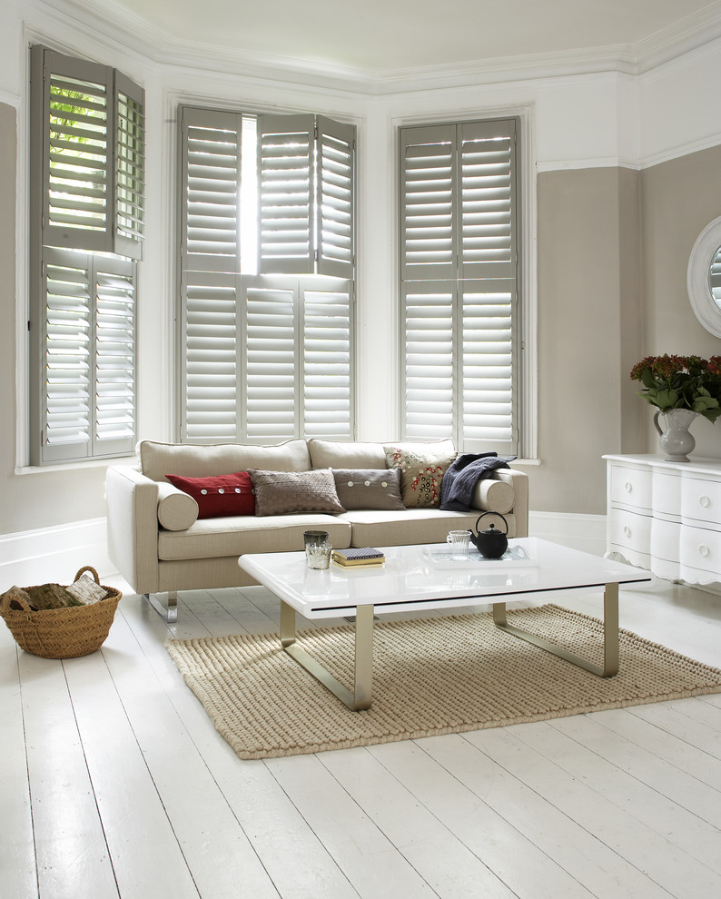Living Room Plantation Shutters - Modern - Living Room - Perth - by ...