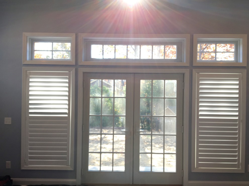 Living Room Plantation Shutters - Beach Style - Living Room - New York - by ASAP Blinds | Houzz