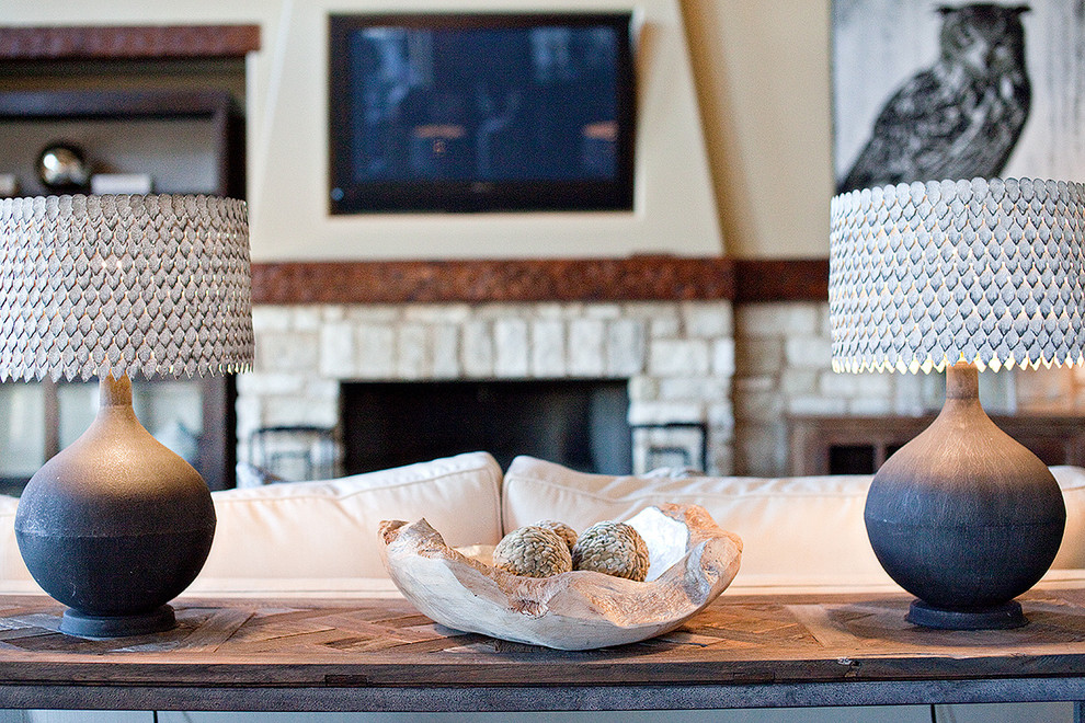 Living Room rear view - Traditional - Living Room - Austin - by The ...