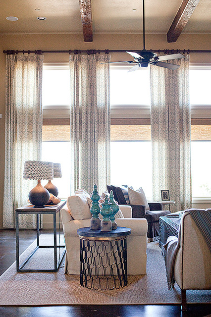 Living Room side view - Tropical - Living Room - Austin - by The ...