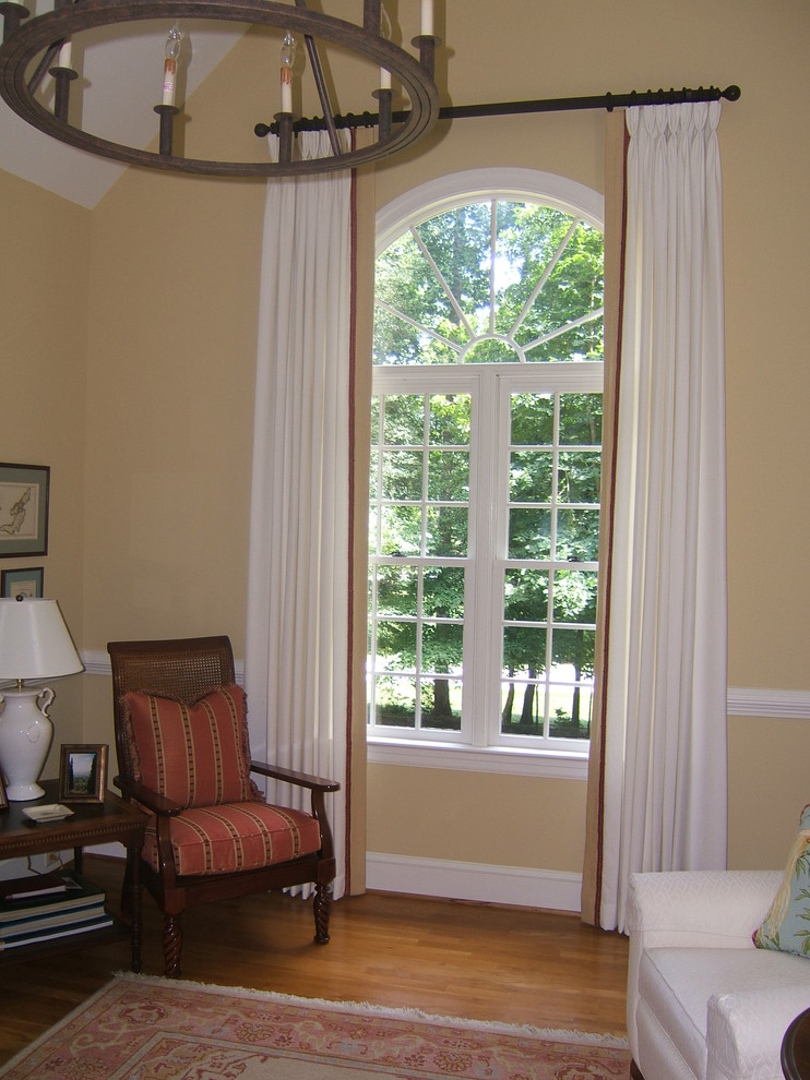 Living room tall arched window - Living Room - Richmond - by Kevin ...