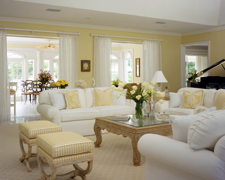 Living Room - Traditional - Living Room - Miami - by Willow Interior ...