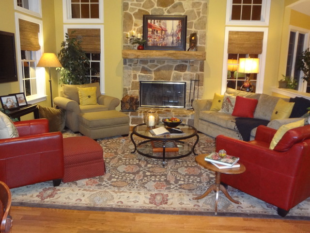 Living Rooms-Redesigned Right - Transitional - Living Room ...