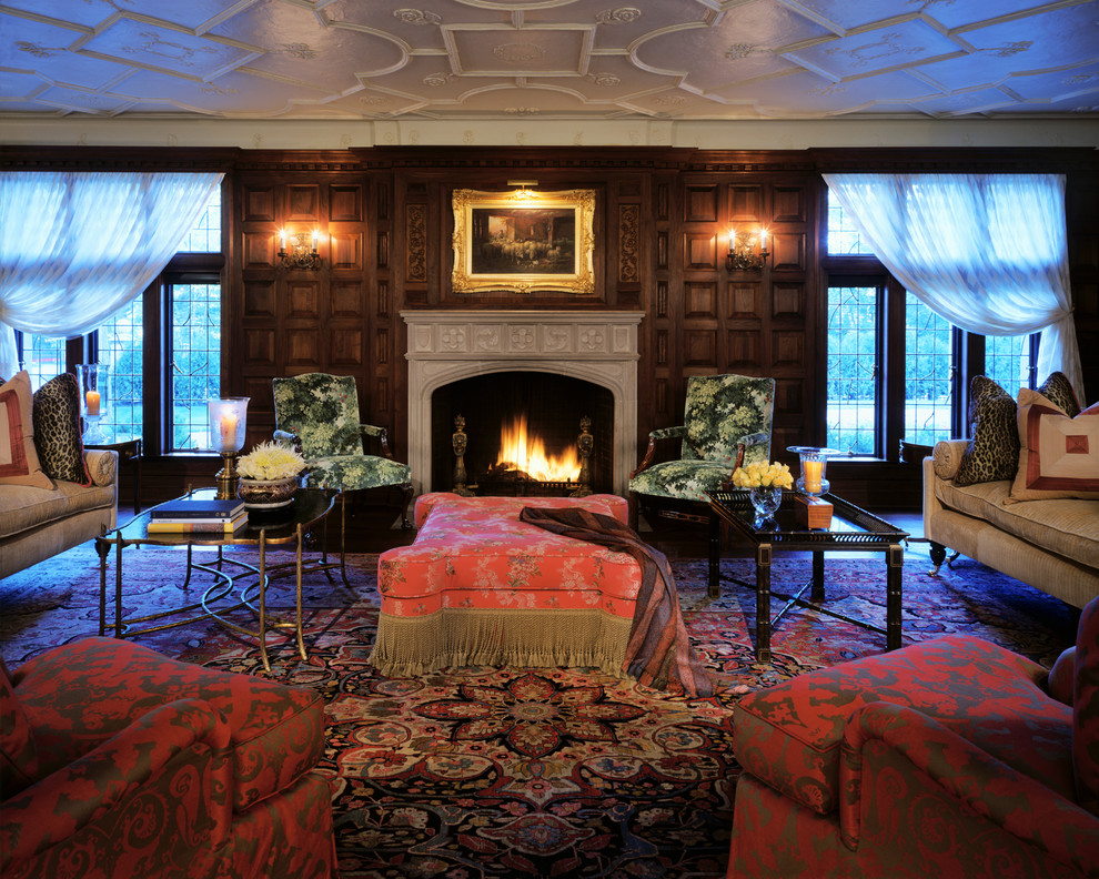 Locust Road Living Room - Traditional - Living Room - Chicago - by LKID ...