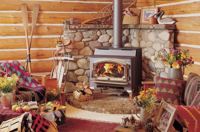 Lopi Liberty Wood Stove - American Southwest - Living Room - Seattle ...